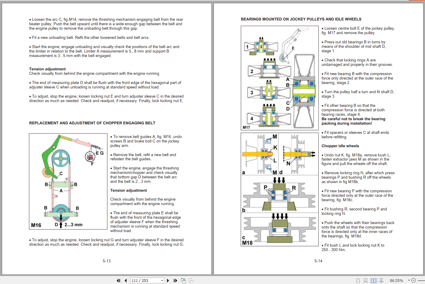 John Deere Combine W440 Technical Manual_EN