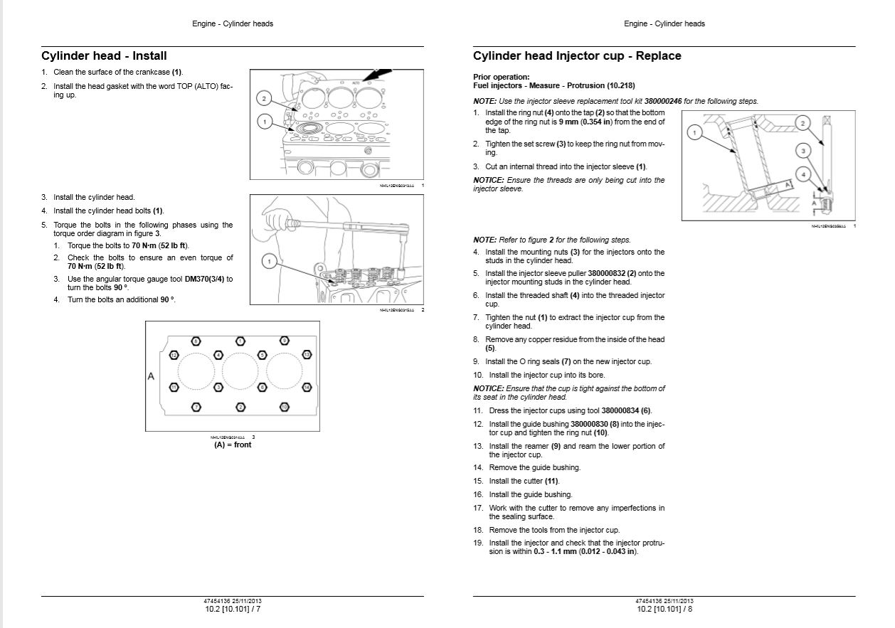 New Holland FPT Engine 8035.05.716 S8000 Service Manual 47454136