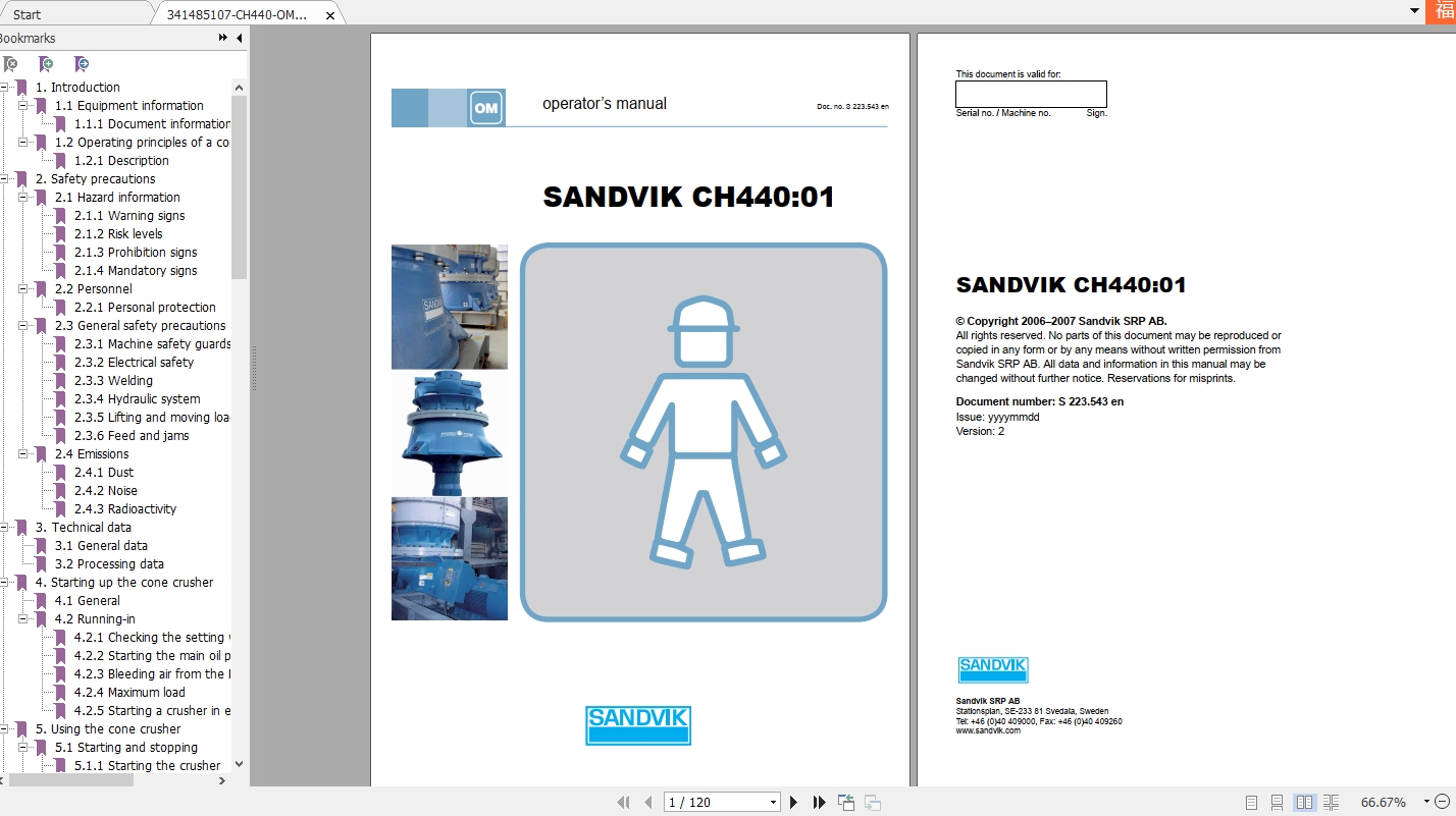 Sandvik Crusher CH440 Operators Manual Archives - Auto Repair Software ...