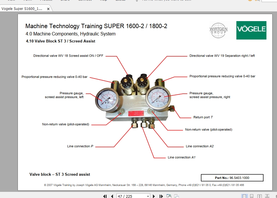 Vogele Super S1600_S1800-2 ErgoPlus Training Manual