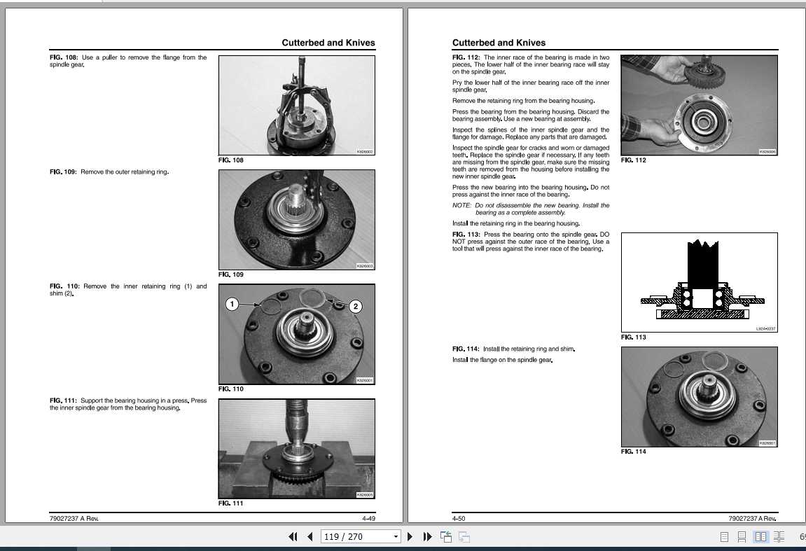 AGCO NA North America 9170 9180 Rotary Header Service Manual_79027237A