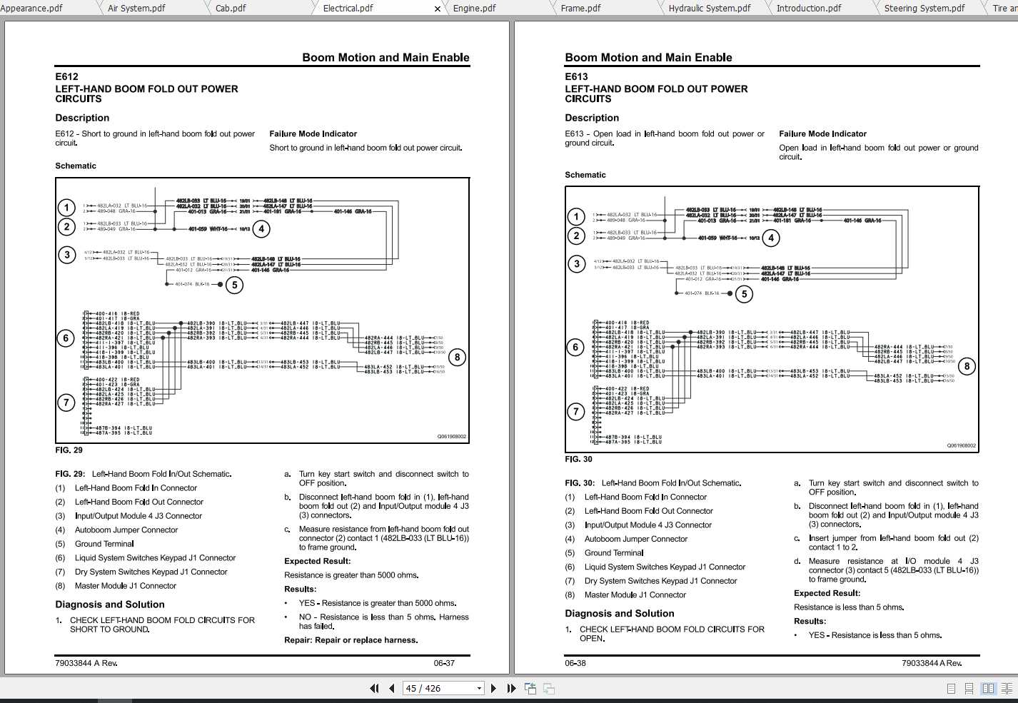 Ag Chem 1386 RoGator Chassis Service Manual_79033844A