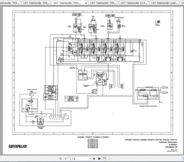 CAT Telehandler TH514C Operation, Parts and Maintenance Manual