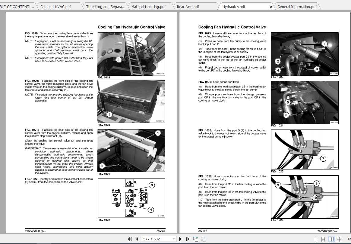 Challenger SA Harvesting 540C 550C 560C Rotary Combine Service Manual