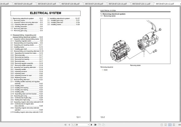 Caterpillar Lift Truck P5000 Service Manuals