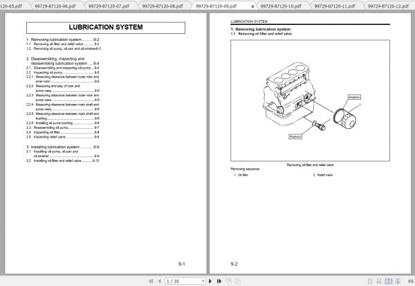 Caterpillar Lift Truck P5000 Service Manuals
