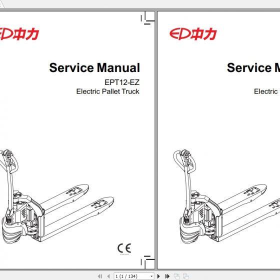 EP Electric Pallet Truck EPT20(25)-20RAS Service Manual