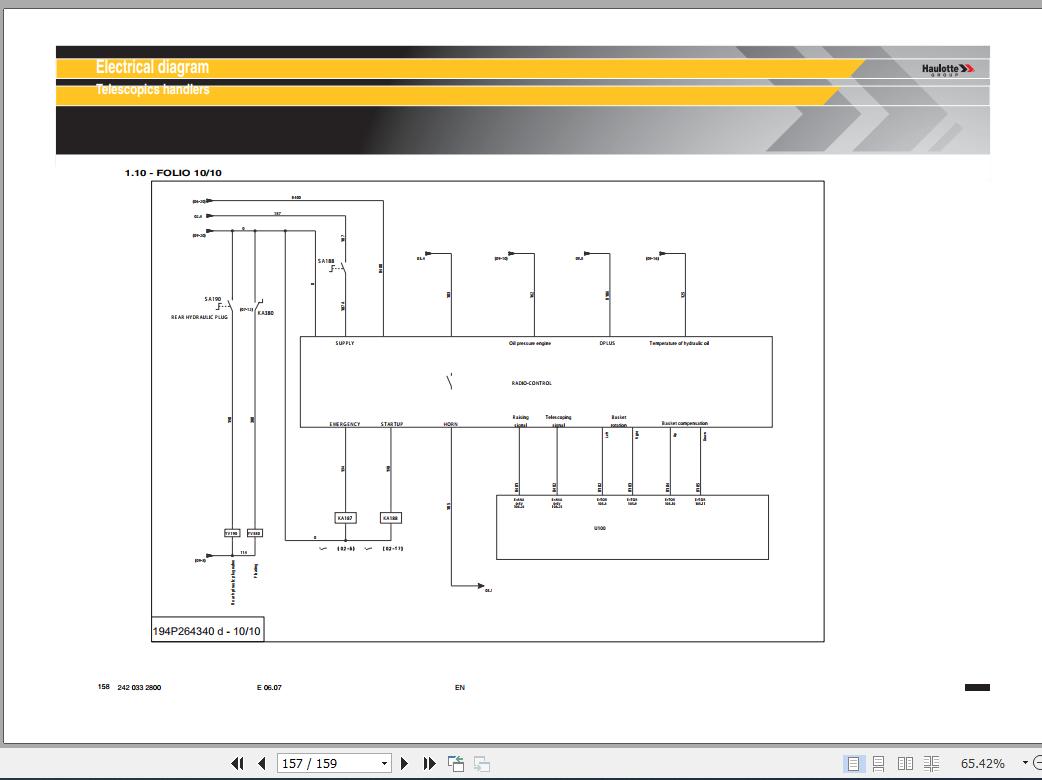 Haulotte Self Propelled Lift HTL4017-4014 Service Manual_2420332800