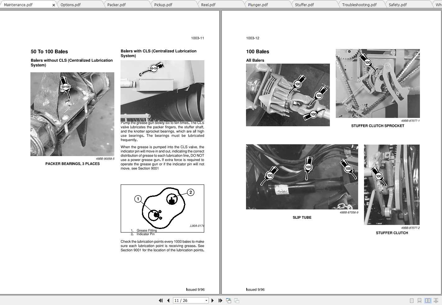Hesston Hay Equipment 4900 Rectangular Baler Service Manual_00724327