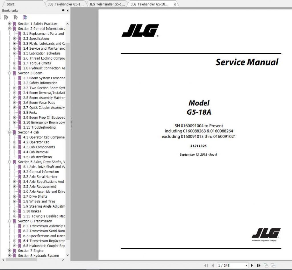 JLG Archives - Auto Repair Software-Auto EPC Software-Auto Repair ...