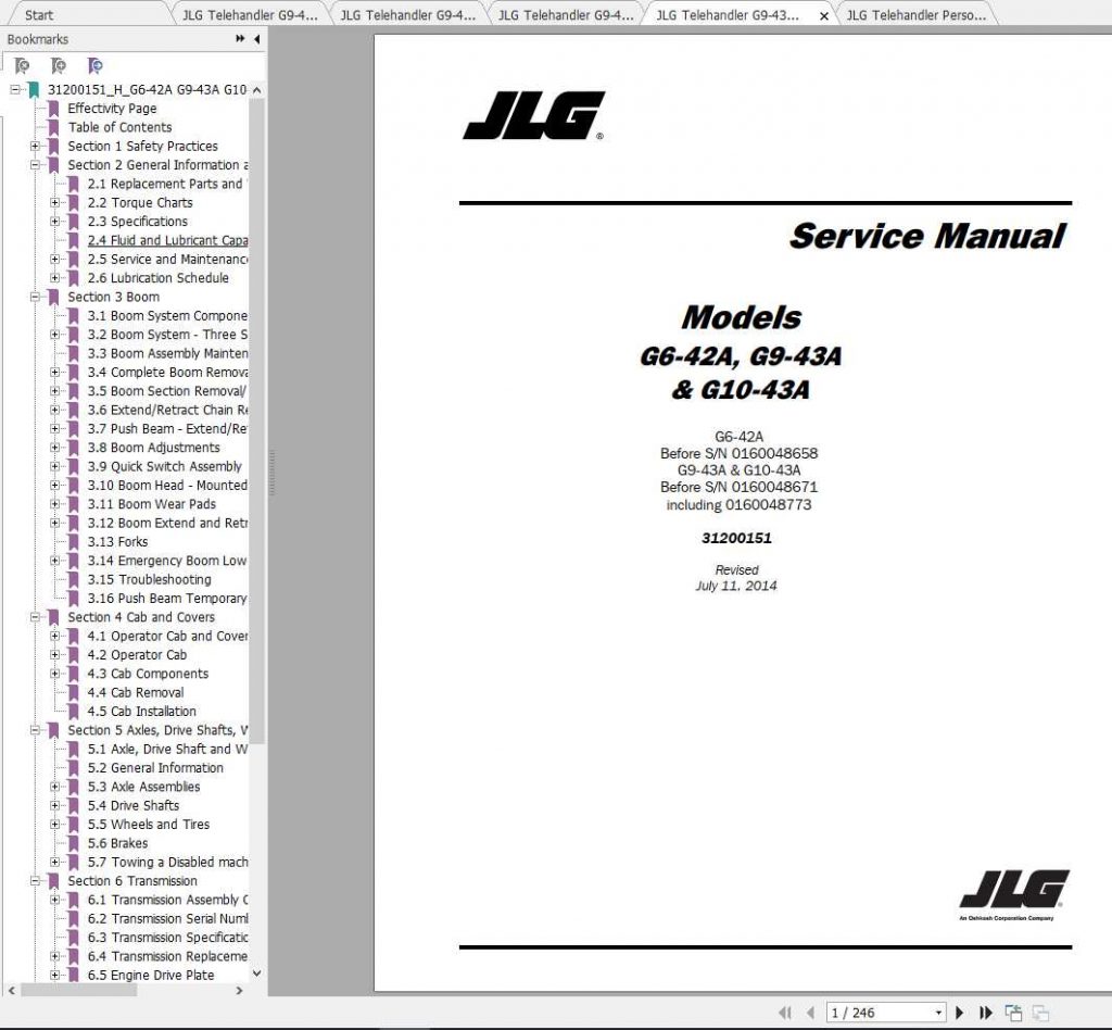 JLG Archives - Auto Repair Software-Auto EPC Software-Auto Repair ...