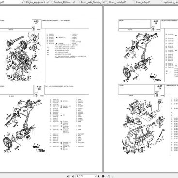 Landini Tractor 5865 Parts Catalog