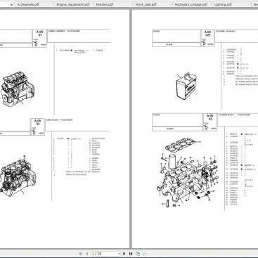 Landini Tractor 9080 Parts Catalog