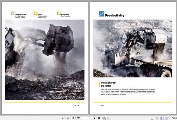 Liebherr Mining Hydraulic Excavator R9250 18924 Operating Manual