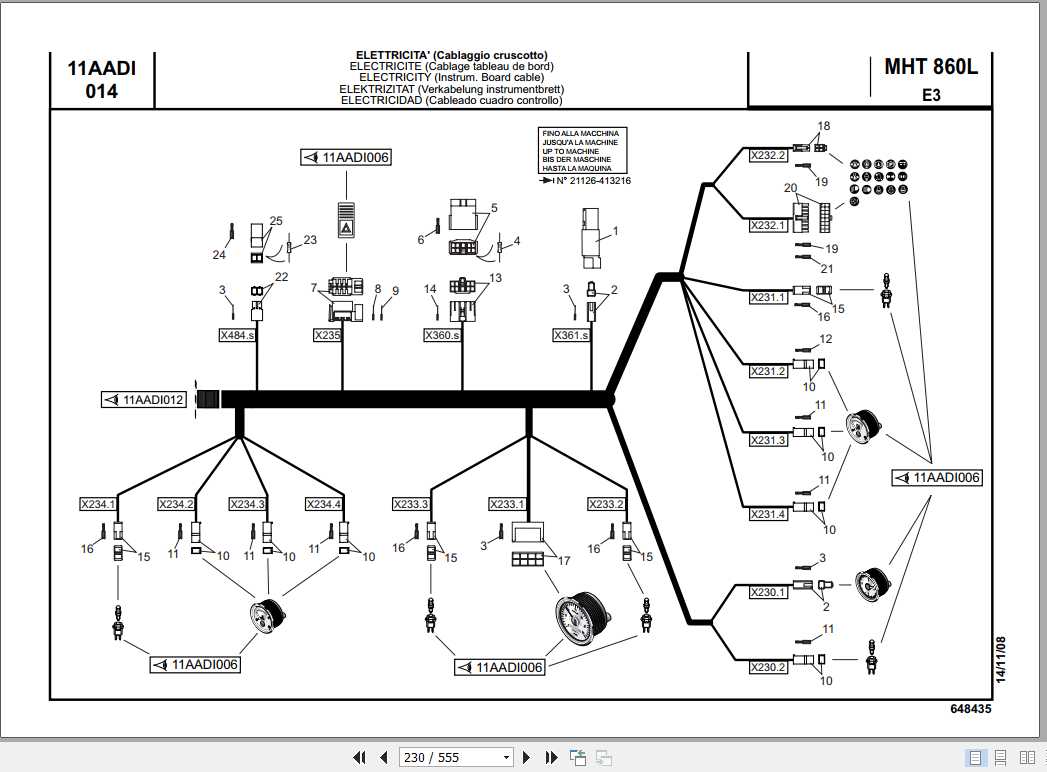 Manitou Forklift MHT 860 L Part Manual_648435P