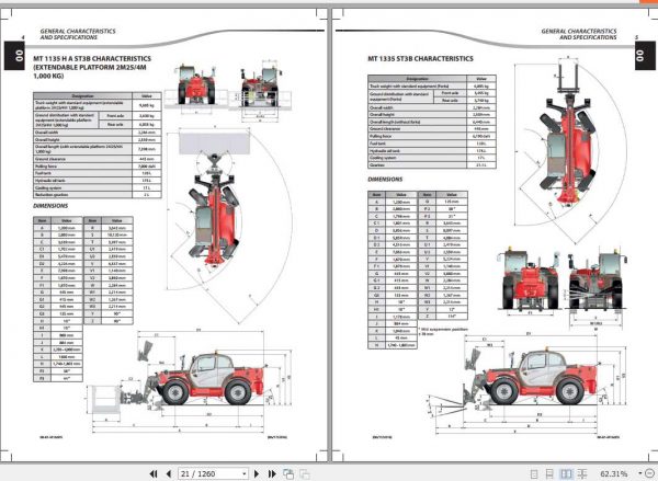Manitou Telehandler MT835-1135 ST3B Repair Manual_647075