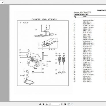 Same Tractor Centurion 75 Parts Catalog