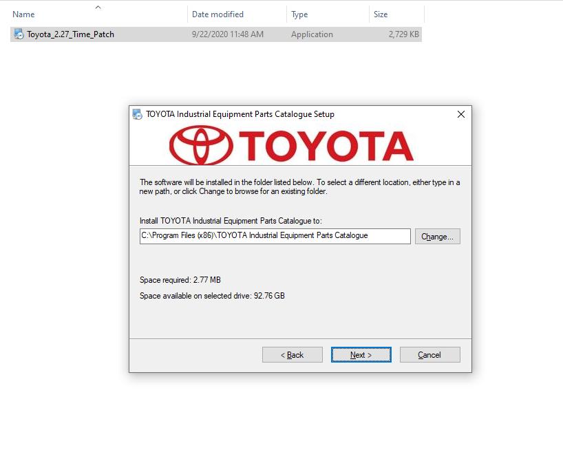 Toyota Industrial Equipment 2.27 Patch Life Time How To Install Setting ...