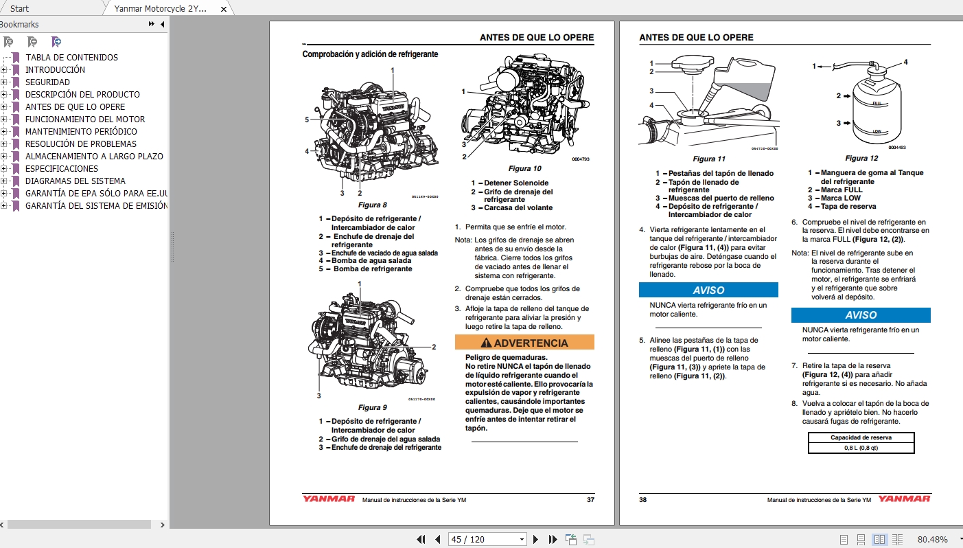 Yanmar Motorcycle 2YM15, 3YM20-30 Instruction Manual