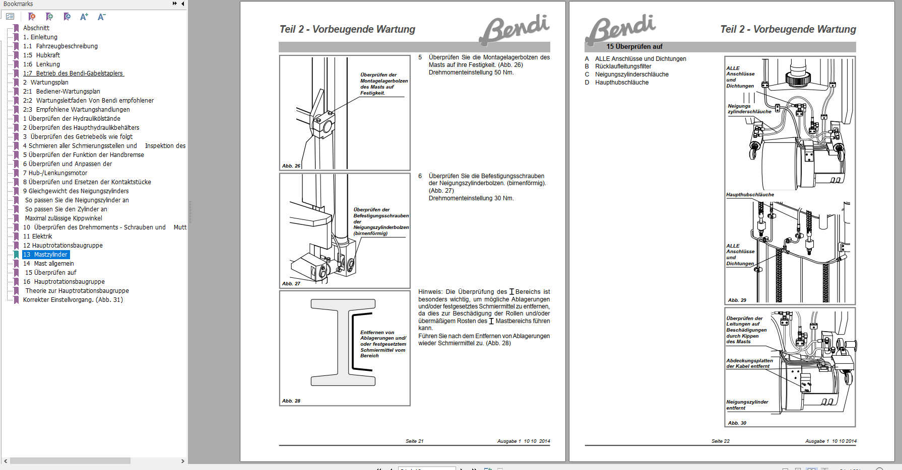 BENDI 3 Series AC Service Part Manual_German