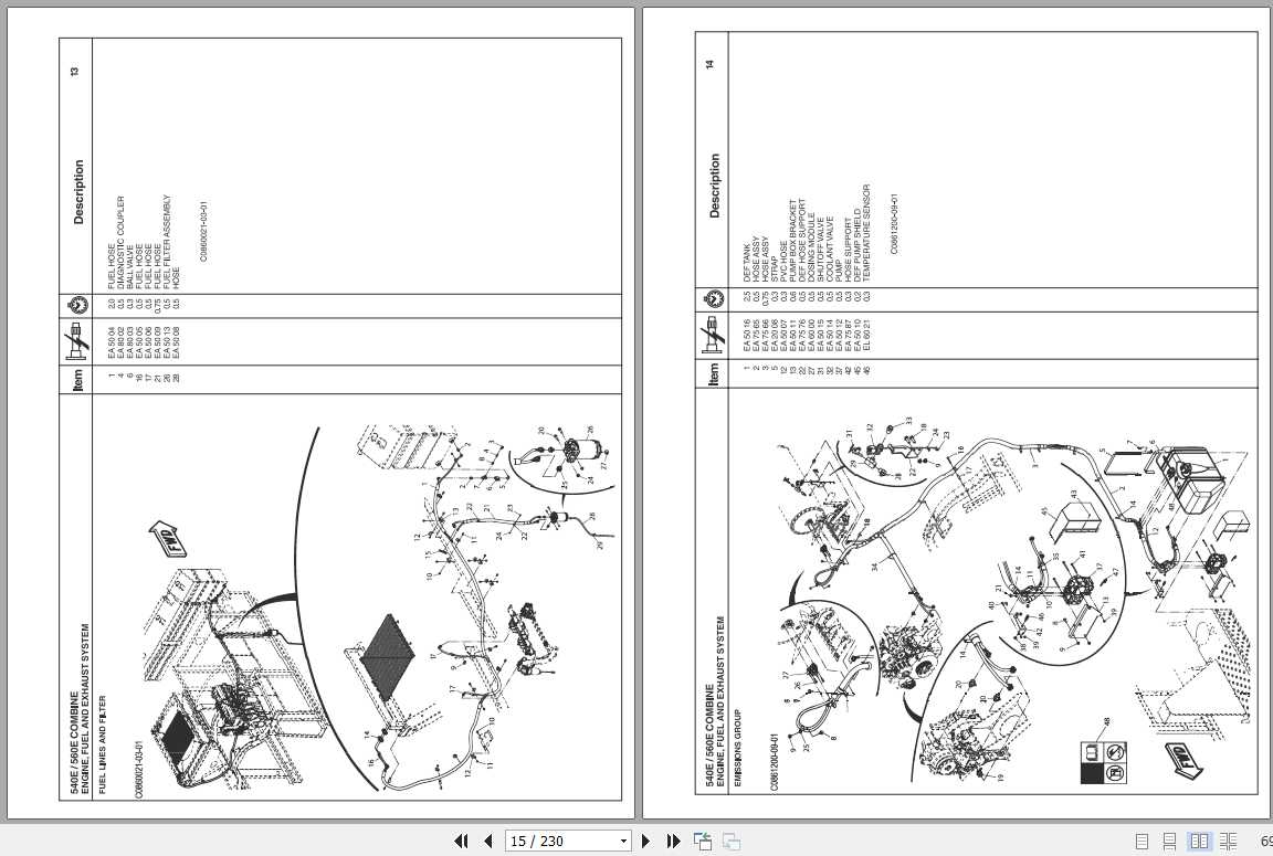 Challenger NA 540E 560E Combine Repair Time Schedule_79036869C