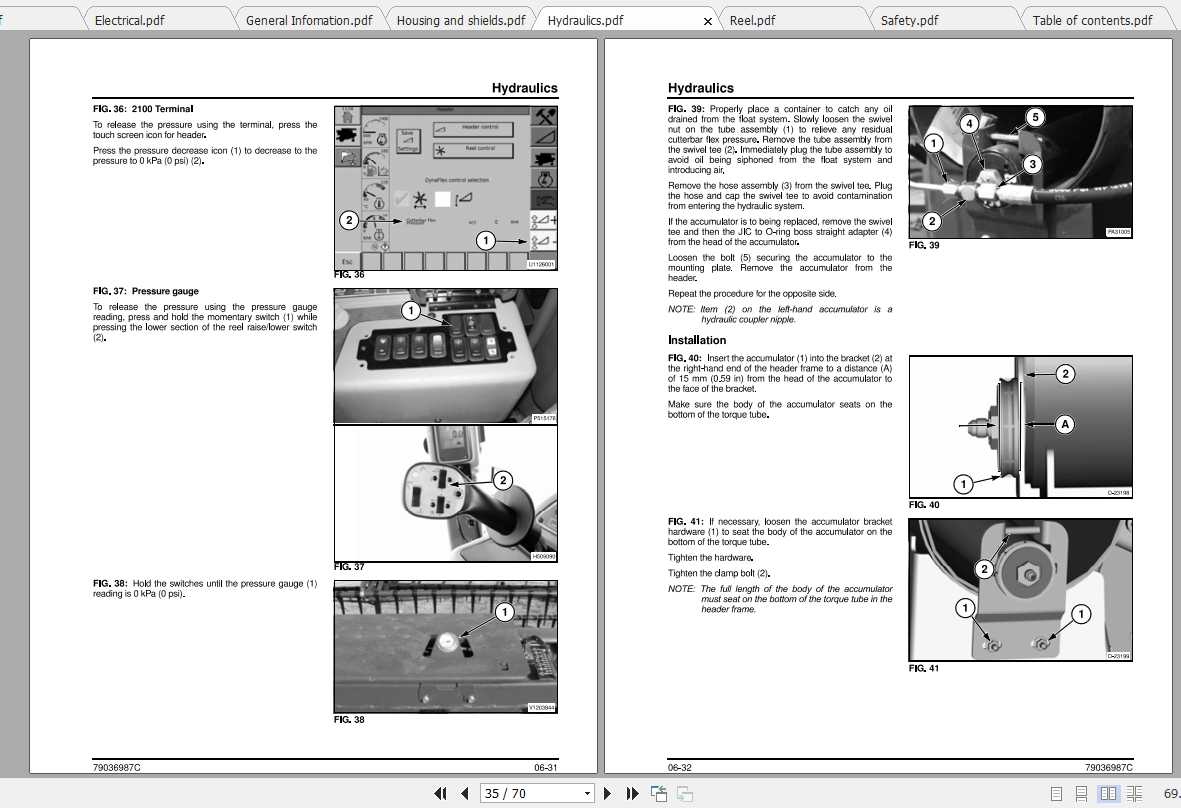 Challenger NA 9255 Dynaflex Draper Header Service Manual