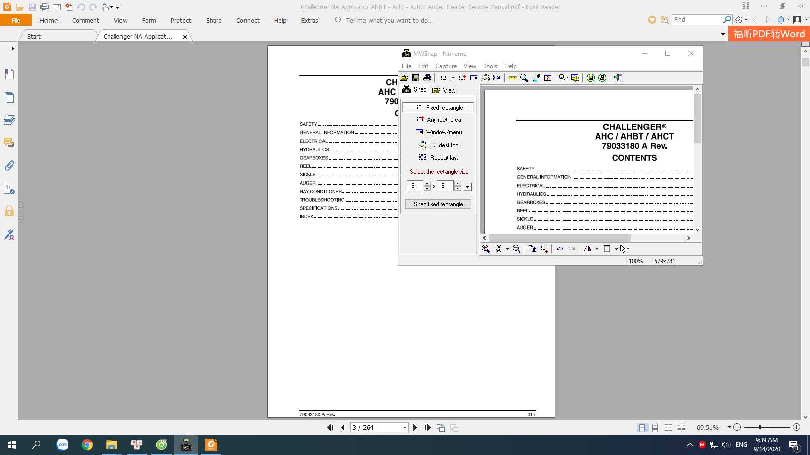 Challenger NA AHBT AHC AHCT Auger Header Service Manual_79033180A