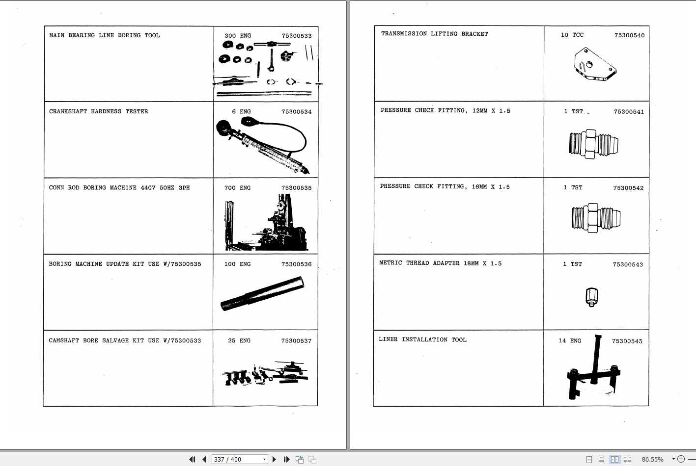 Fiat Allis Tool Manual Supplement_73128466