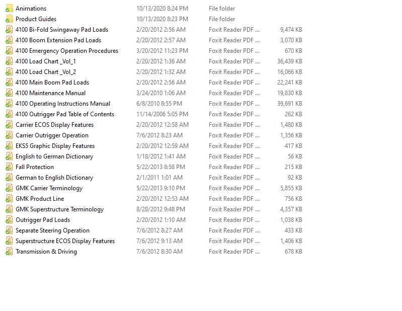 Grover Mobile Crane GMK 4100 Service Training DVD