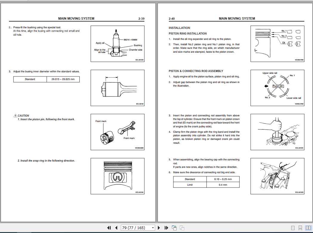 Hyundai Model D4B Engine Shop Manual