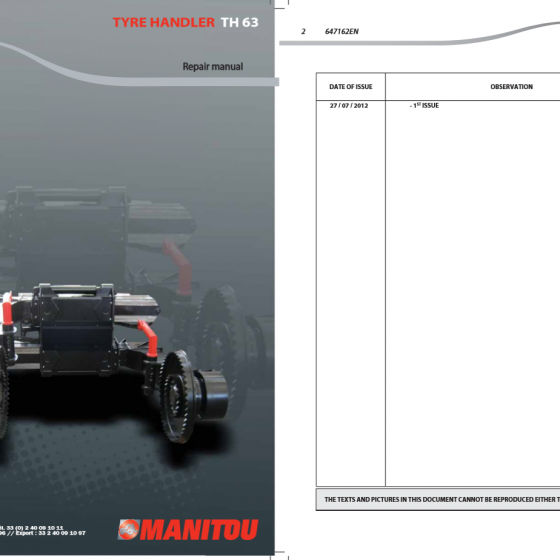 Manitou Transfer Box 357 Repair Manual_647379EN - Auto Repair Software ...
