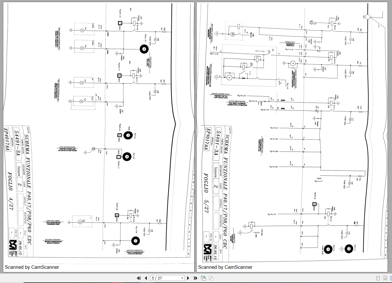 Merlo Telescopic Handler P40.17-P38-P60-CDC Wiring Diagram_EN