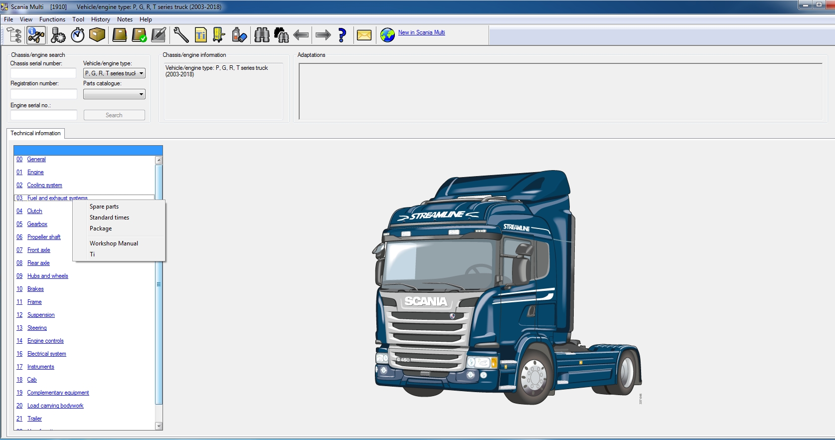 Scania Multi Updated [10.2020] Data Chassis & Engine Base On [10.2020 ...