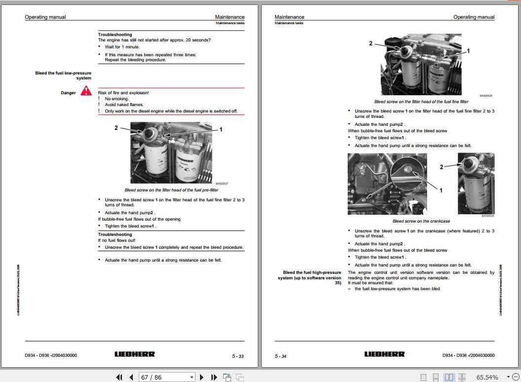 Liebherr Diesel Engine D934 D936 Operating Manual_10115602