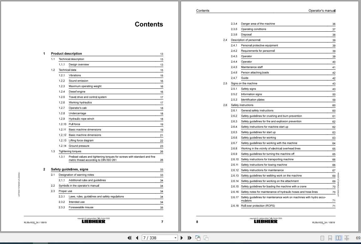 Liebherr Pipe Layer RL56 3A Operator's Manual_07-2020