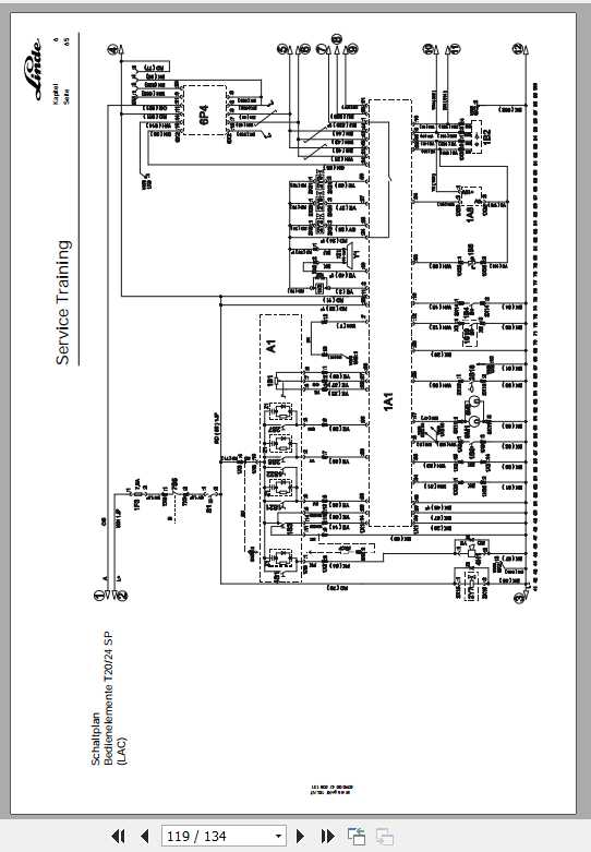 Linde Lift Truck T20-24SP T20-24AP Service Training Manual_DE
