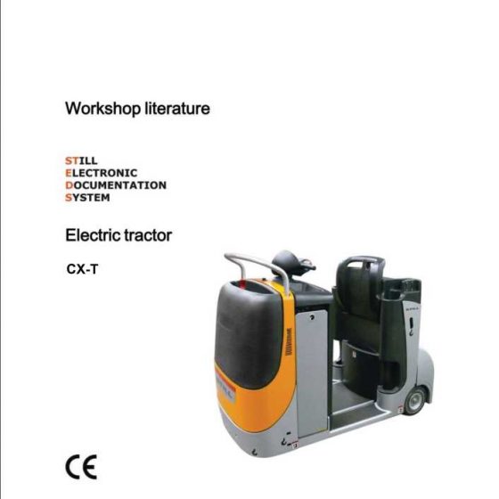 Still Electric Tractor R06-06 Workshop Manual