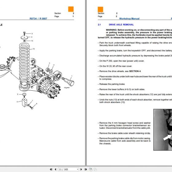 Still Electric Tractor R06-06 Workshop Manual