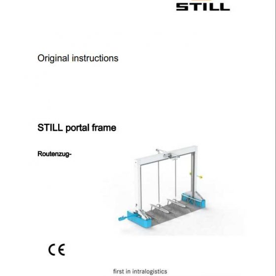 Still Platform Tractor & Tow Tractor R07-25 R08-20 Original Instructions