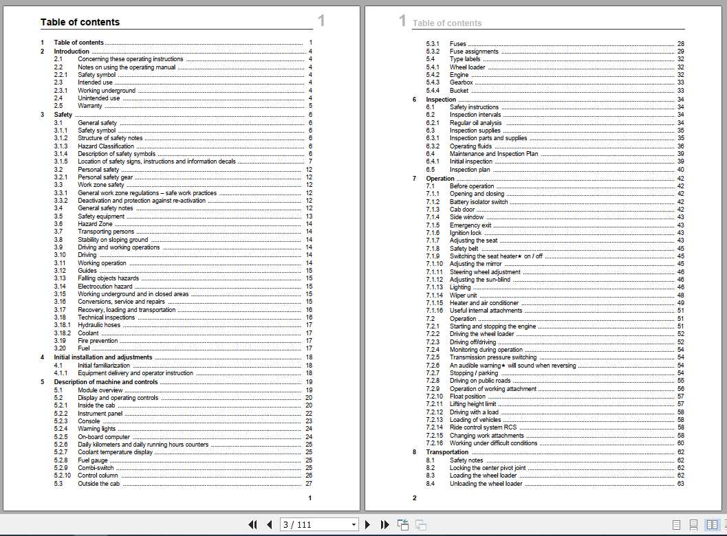 Terex Wheel Loader TL420 TL450 Operating Instruction_5780200424