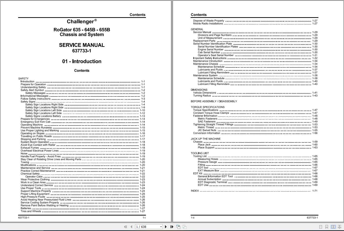 Challenger EU Applicators 635B 645B 655B RoGator Chassis & System ...