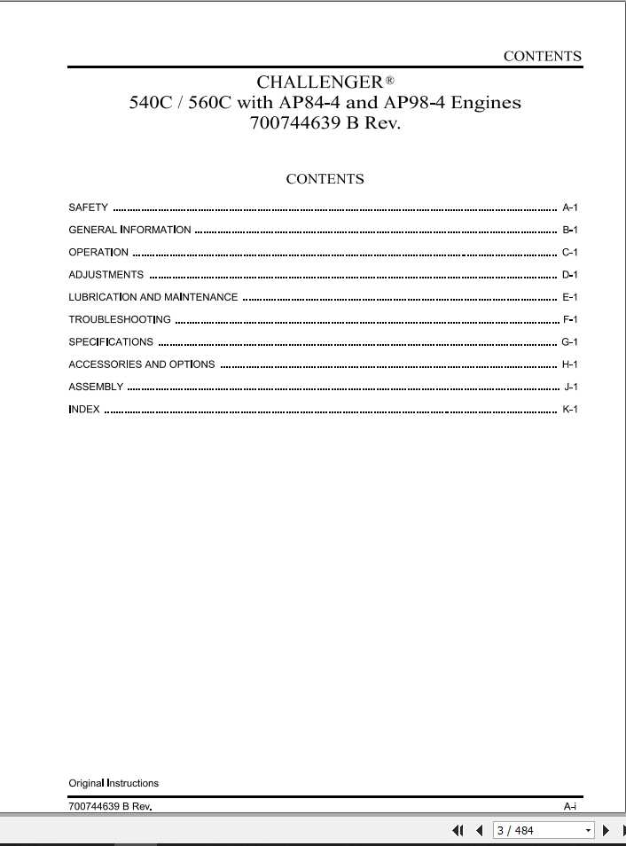 Challenger EU Rotary Combine Harvester 540C 560C with AP84-4 AP98-4 ...