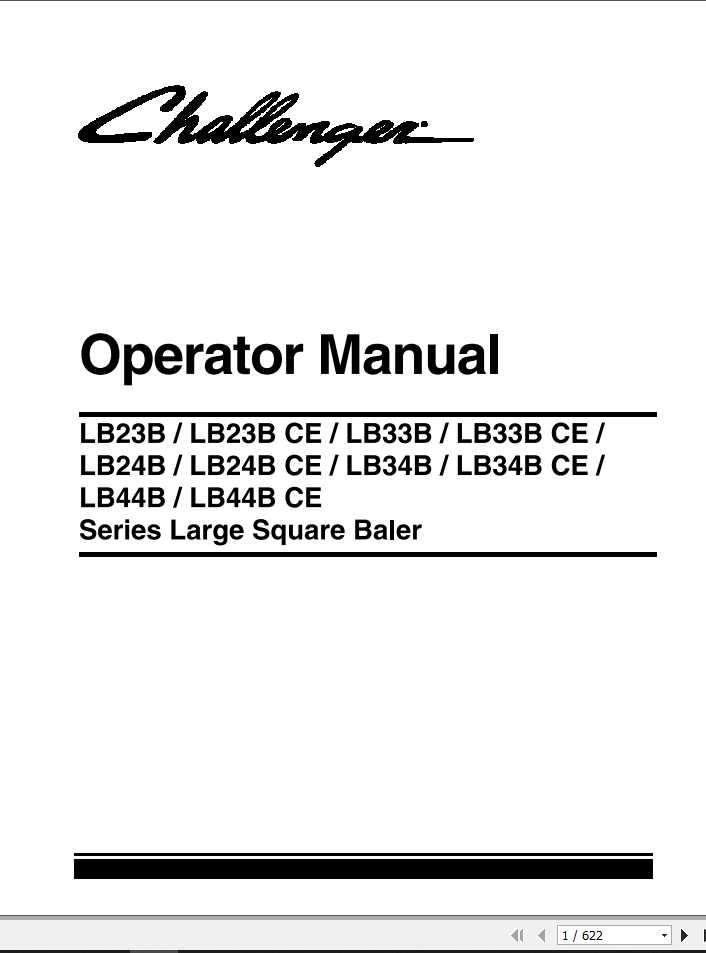 Challenger EU LB23B LB24B LB33B LB34B LB44B with CE Models Large Square ...