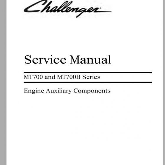 Challenger EU Tractor MT735-MT765B Service Manual