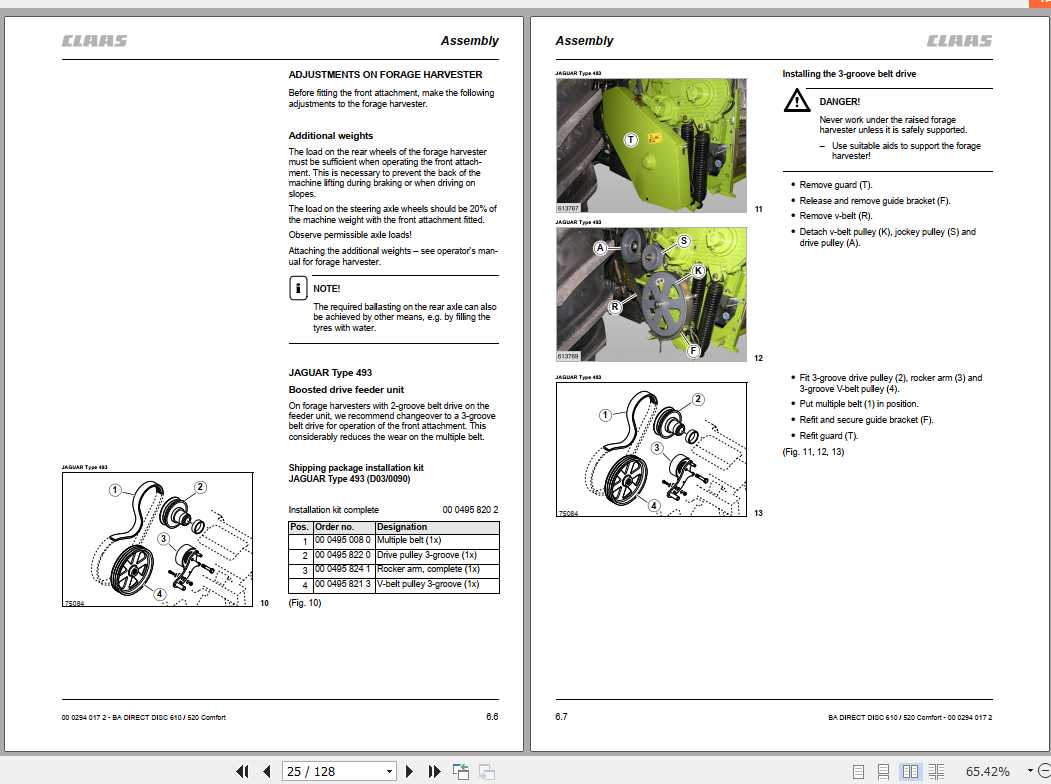 Claas Direct Disc 610 Direct Disc 520 Comfort Operator's Manual