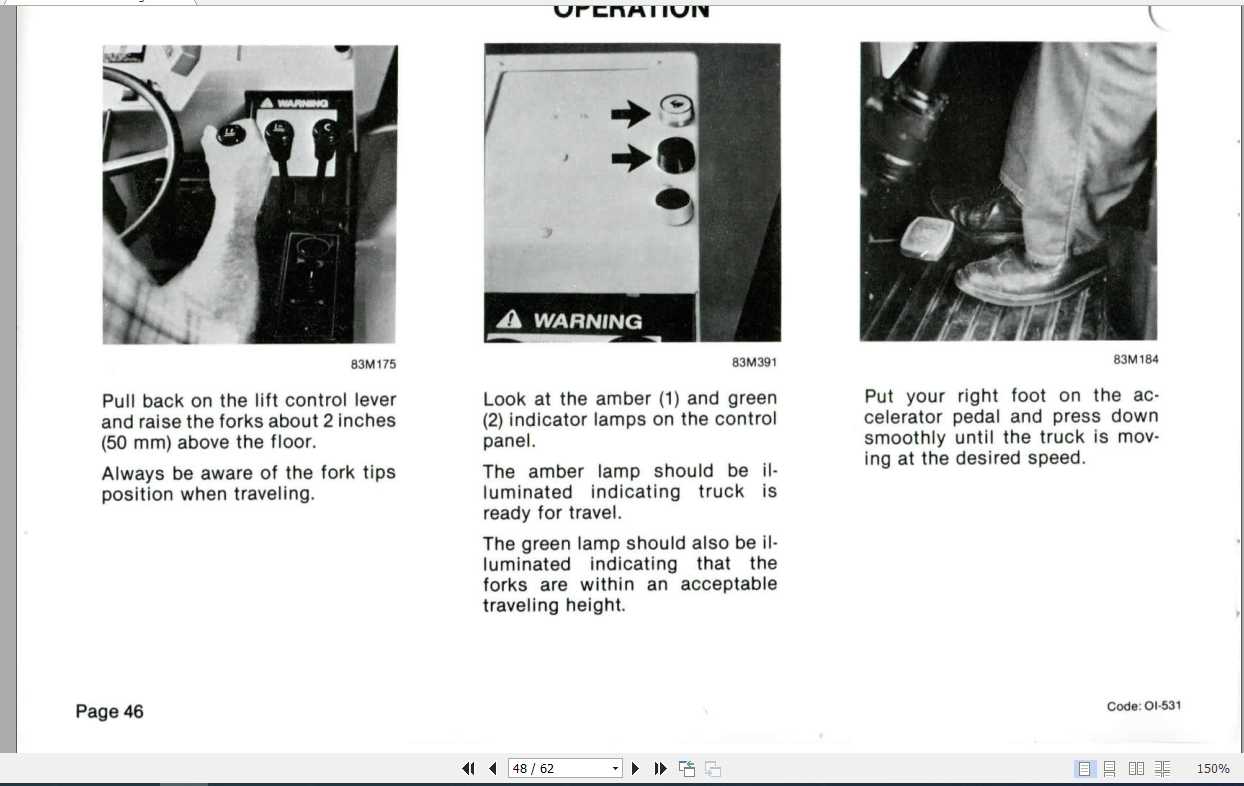 Clark Forklift NT12 OI-531 Operator's Manual