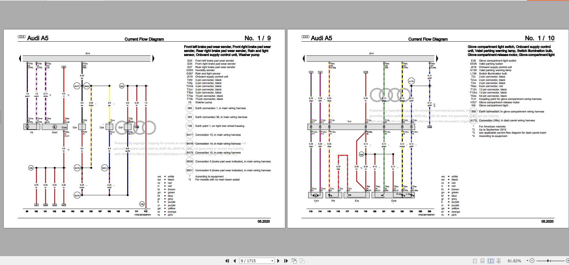 Audi A5 2016 Wiring Diagram