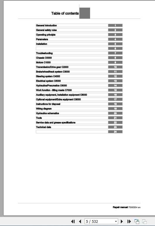 BT Pallet Stacker SWE140S-SWE200L Repair Manual