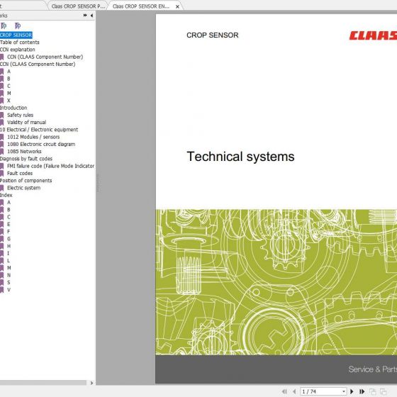 Claas Combine Harvester TUCANO 480 470 Technical Systems