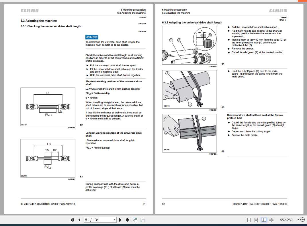 Class Mowers Corto 3200 F Profil Operator's Manual